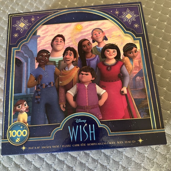 Disney | Toys | Disney Wish Puzzle With Vibrant Characters | Poshmark